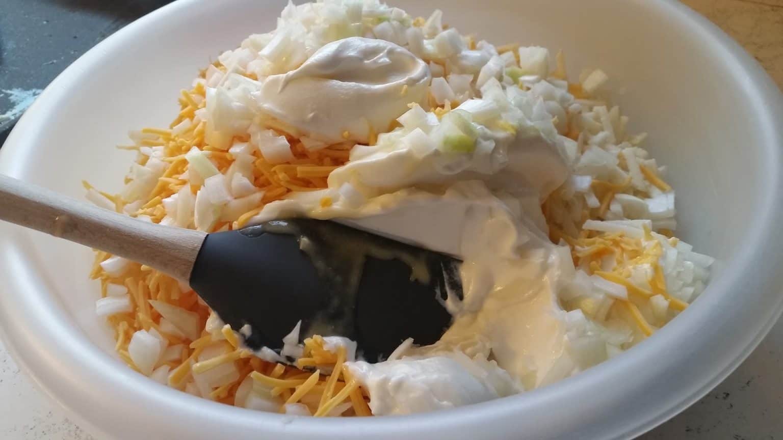 Irresistible Shredded Hashbrown Cheesy Potatoes: 7 Simple Ingredients! | Heidi's Bakery