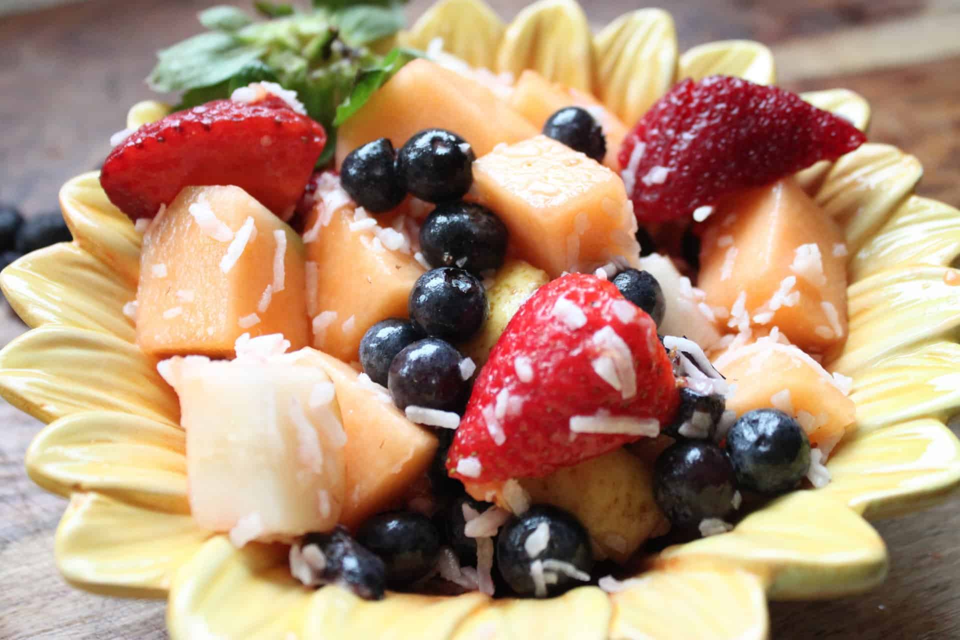 Refreshing Cinnamon Coconut Fruit Salad with a Tropical Twist - Heidi's ...
