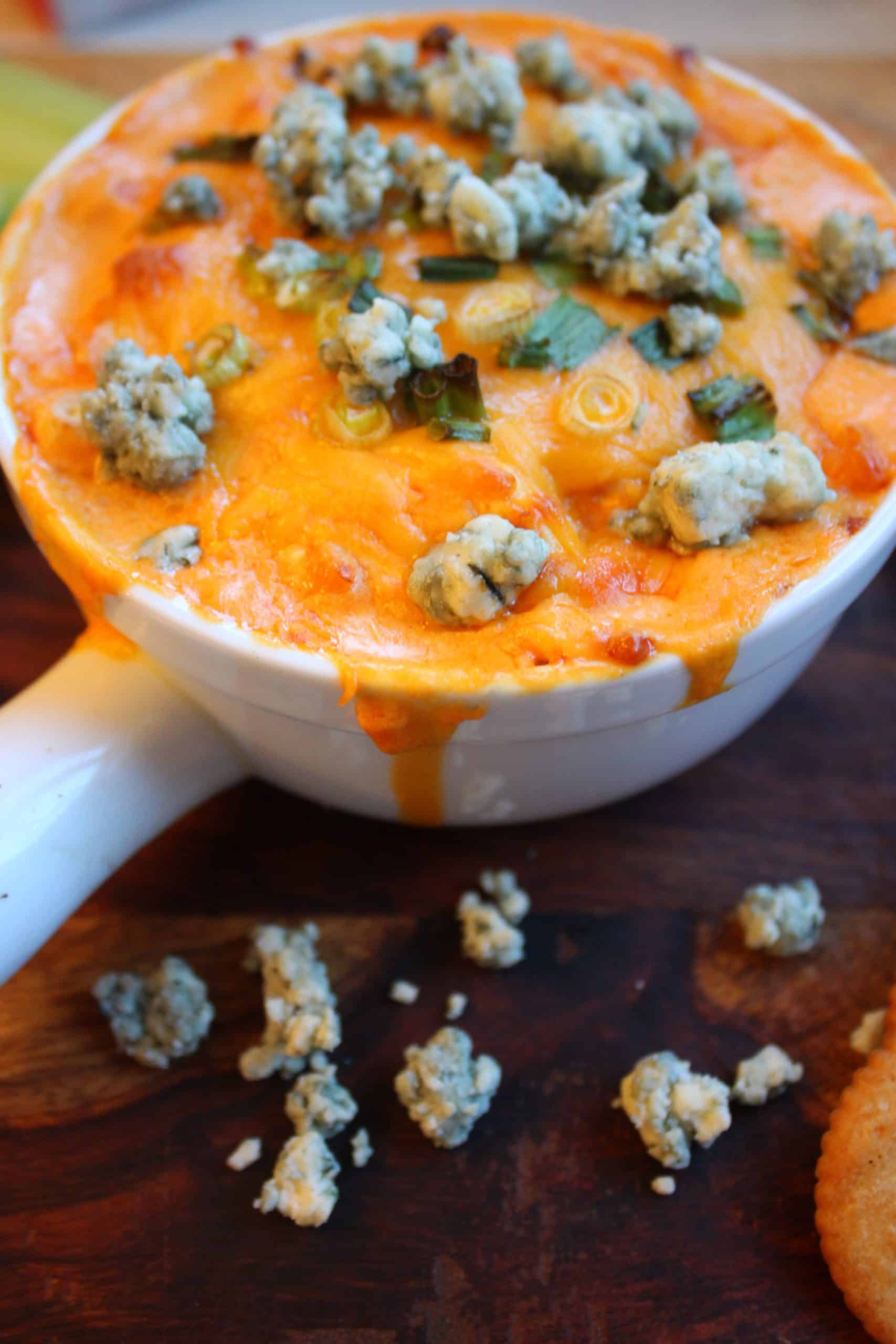 Step Up Your Holiday Spread with Spicy Buffalo Chicken Dip | Heidi's Bakery