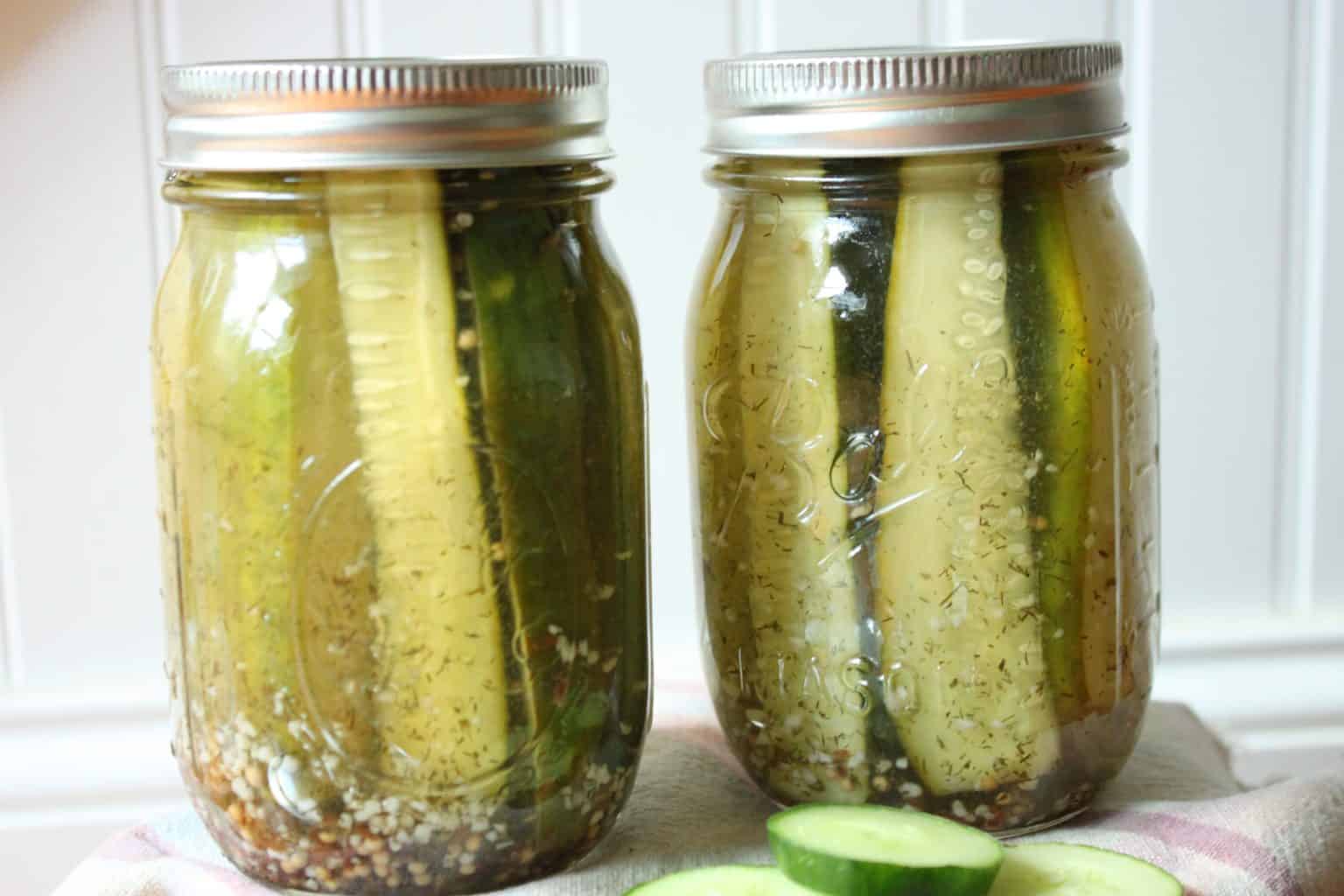 Quick and Simple Steps for Easy Canned Refrigerator Dill Pickles ...