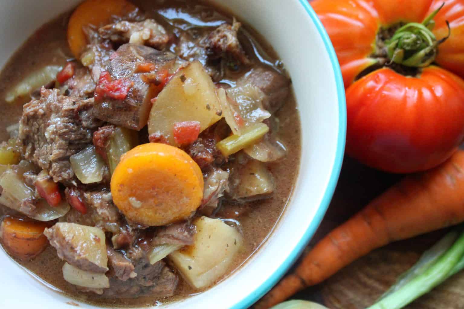Warm Up with This Easy Crockpot Vegetable Beef Stew Recipe | Heidi's Bakery