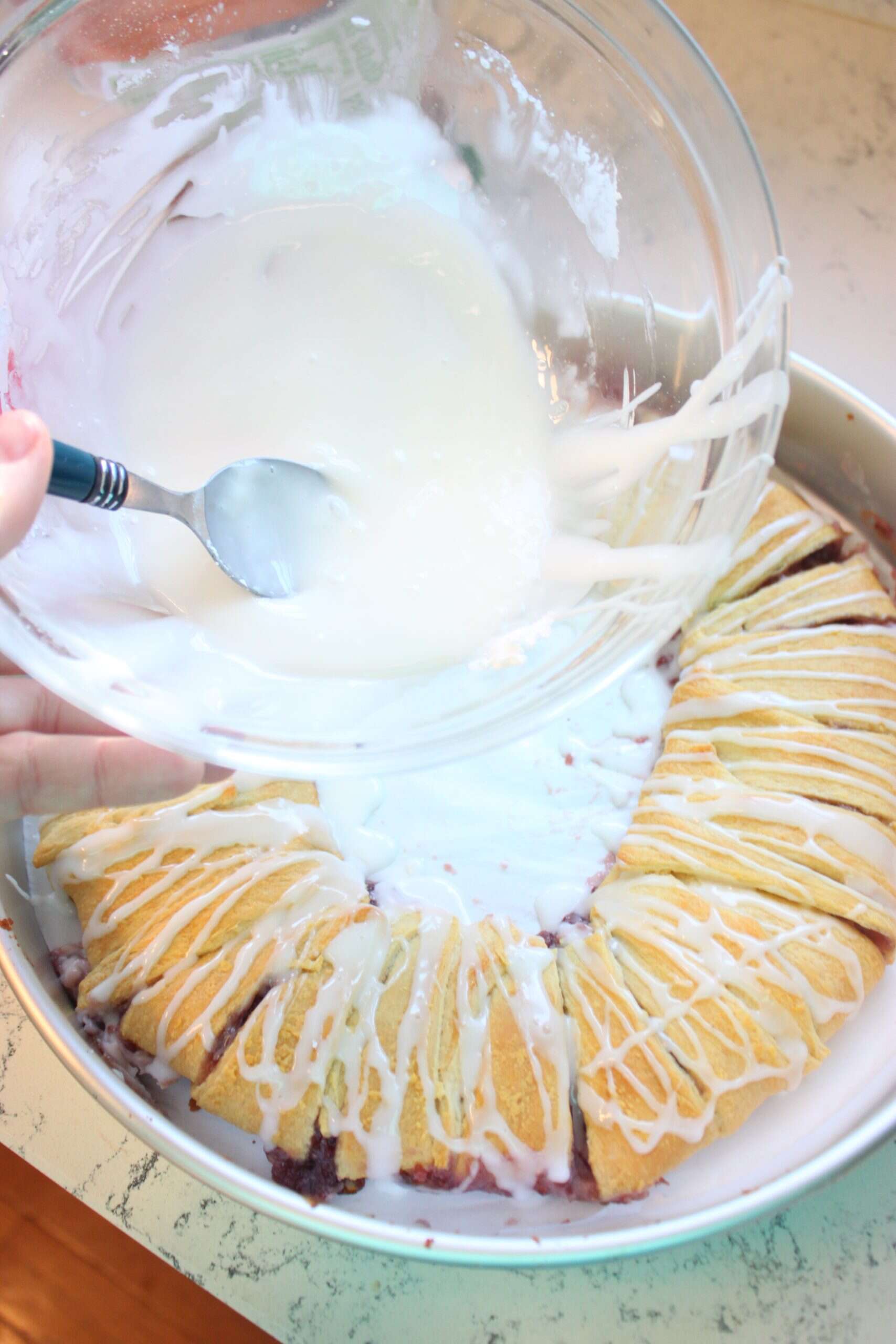 Raspberry Almond Danish: A Festive Breakfast Treat | Heidi's Bakery
