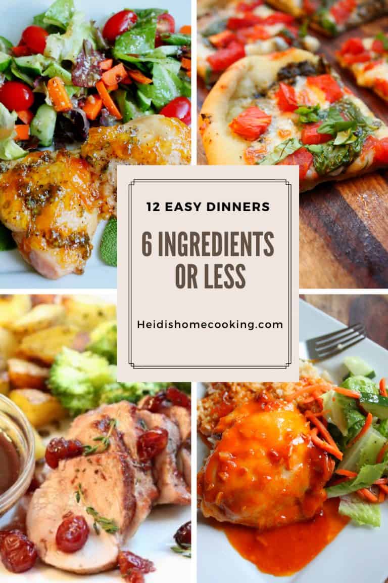 Magic in Minutes: 12 Dinners With 6 Ingredients or Less) | Heidi's Bakery