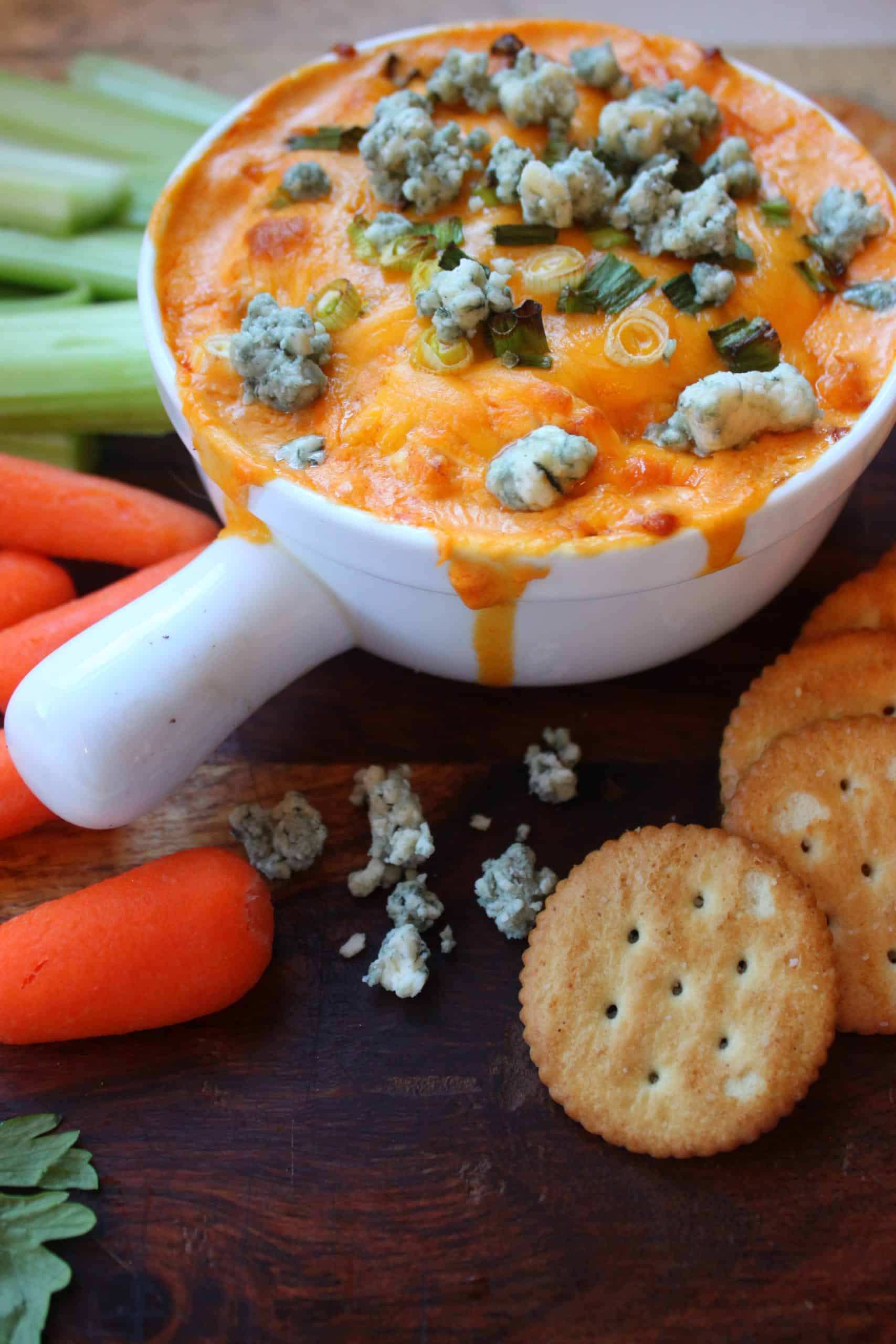 Step Up Your Holiday Spread with Spicy Buffalo Chicken Dip | Heidi's Bakery