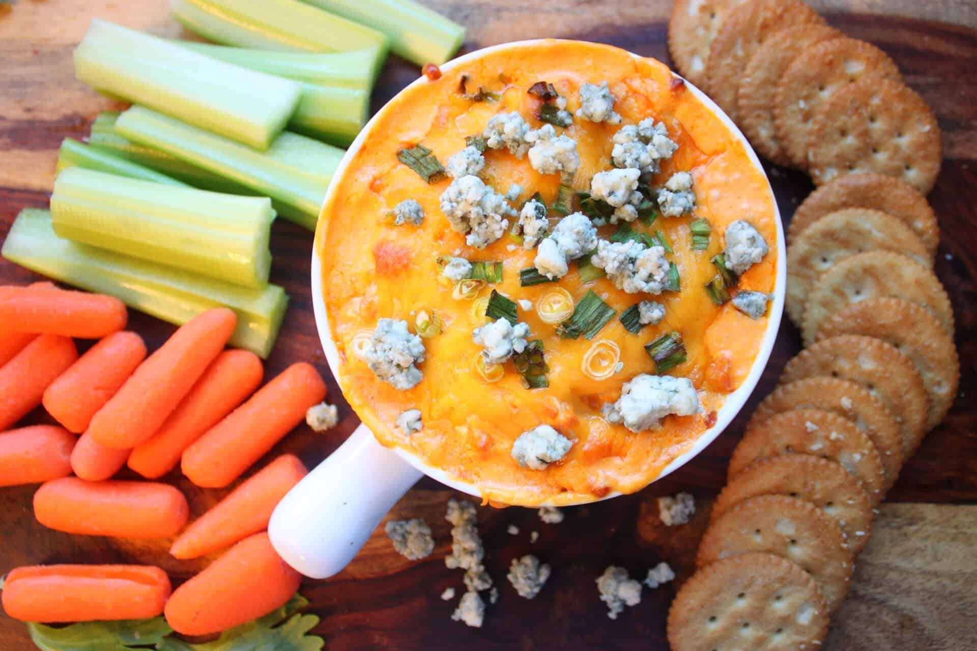 Step Up Your Holiday Spread with Spicy Buffalo Chicken Dip | Heidi's Bakery